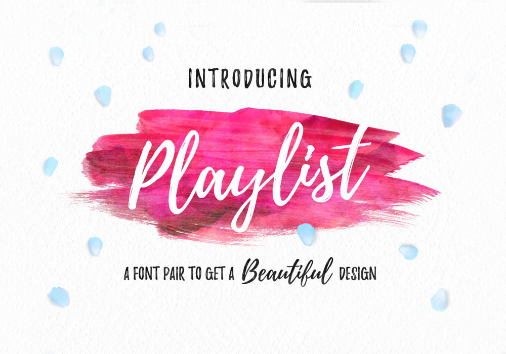 Playlist Script Font