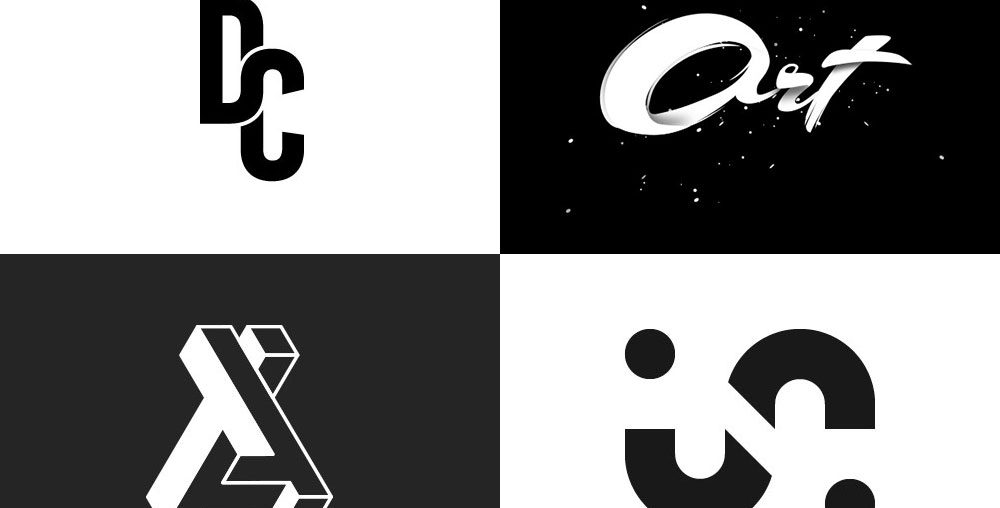 25 Creative Monochrome Logos for Your Inspiration