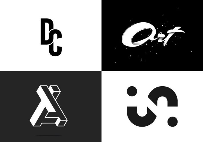 25 Creative Monochrome Logos for Your Inspiration