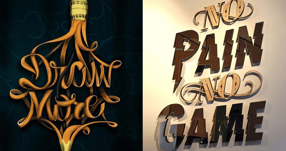 Inspired Typography Art Work Ideas by different Artists