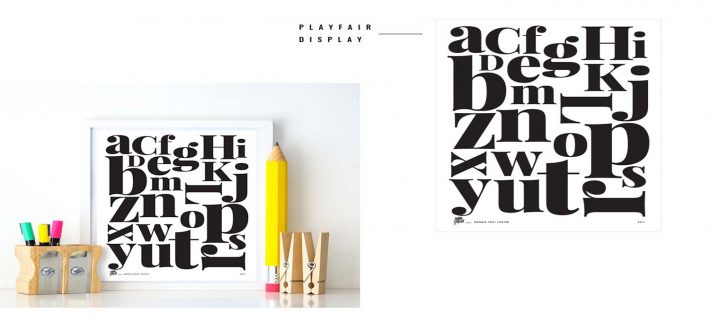 Typography Posters with Google Fonts by Piotr Jakubowski