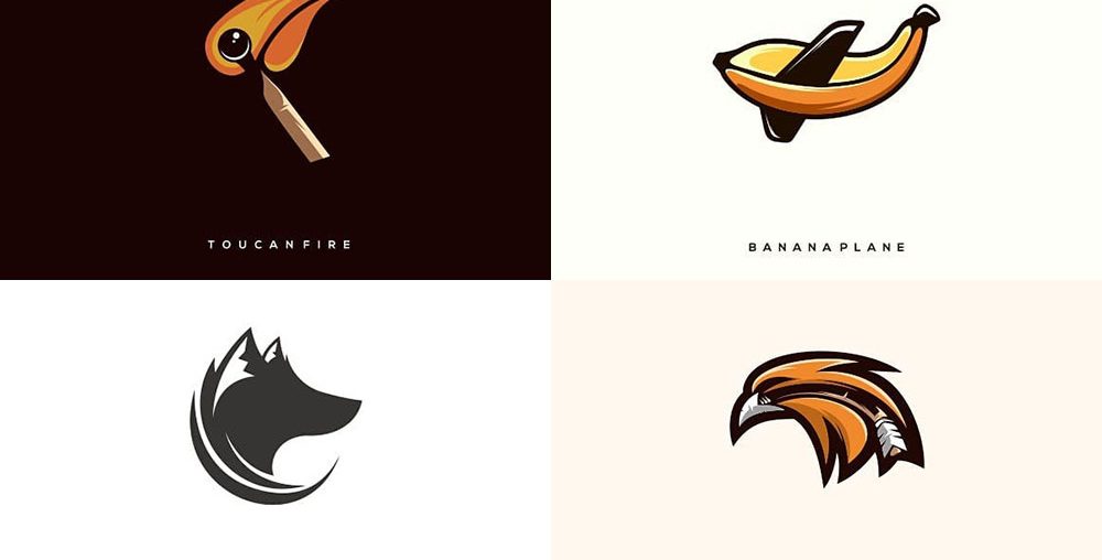 24 Clever Logos by Combining Two Different Things into One