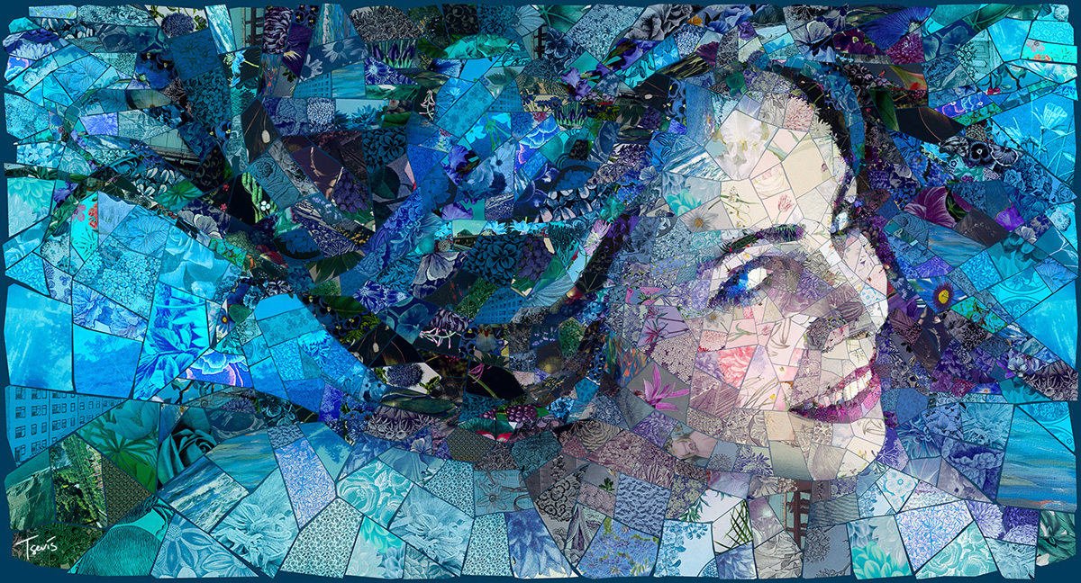 Amazing and Awesome Digital Mosaic Illustrations by Charis Tsevis