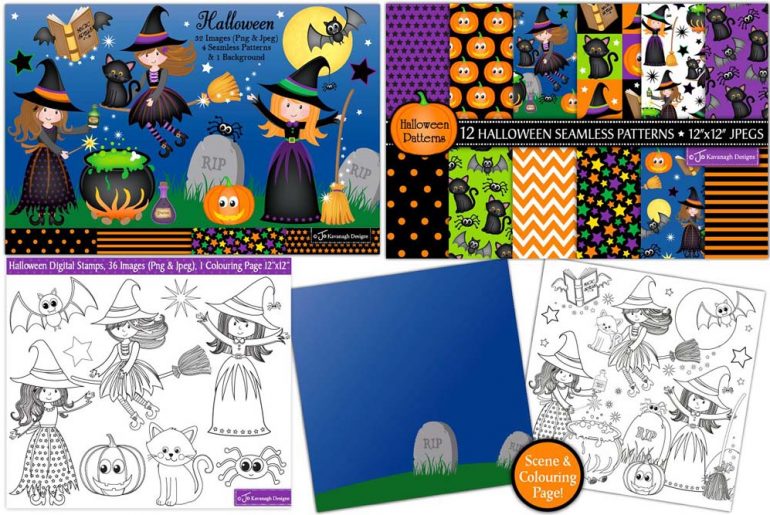 Halloween Clip Art That Can Be Used in Any Project
