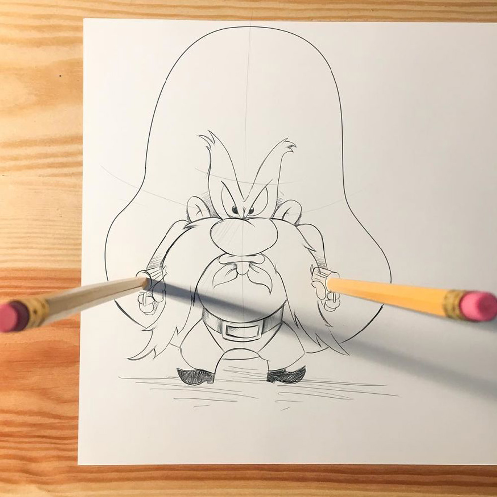 3D Optical Illusion Drawings By Luigi Kemo Volo