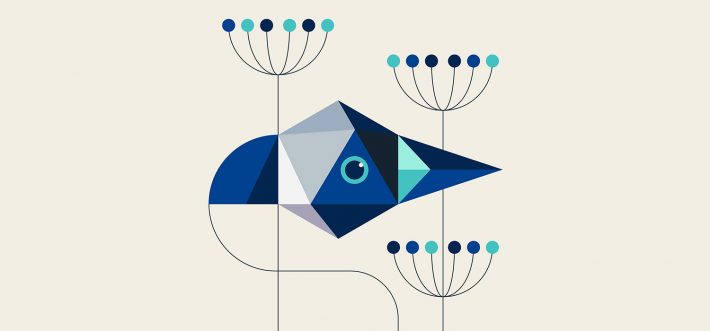 Animals Strike Curious Poses Illustration