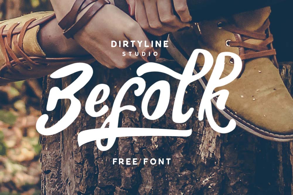 Befolk Script Free Font