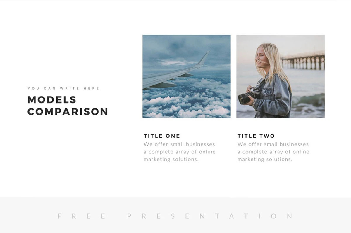 SLIDEQUEST: Maverick Free Minimal Presentation Template