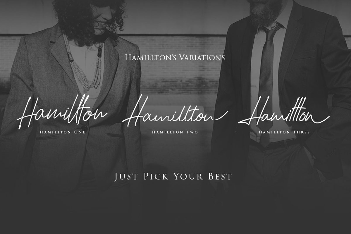 Hamillton Signature Font - Free Script Font Download