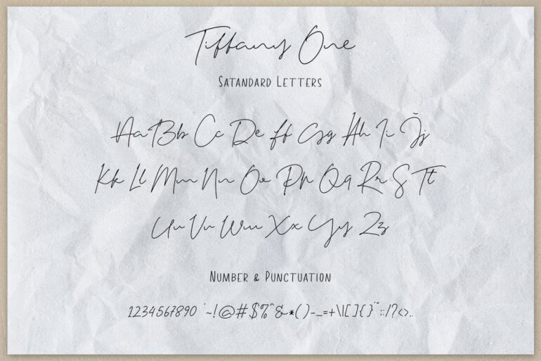 Tiffany Font - Free Script Font For Download