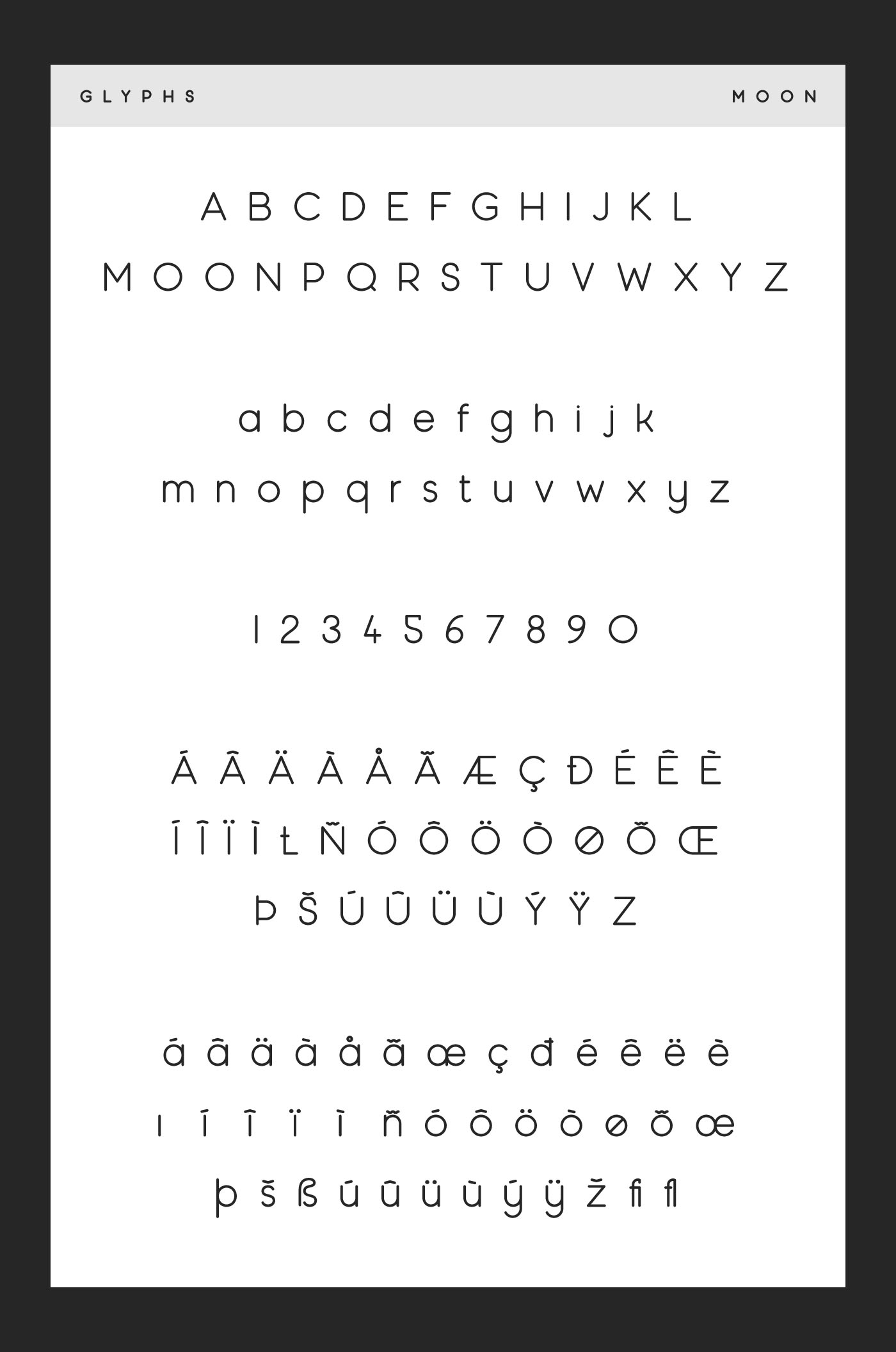 Moon Font Free Download