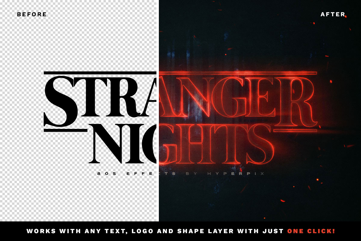 Stranger Things Text Effect