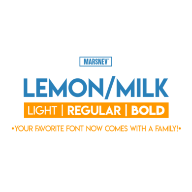 Lemon Milk Font Family