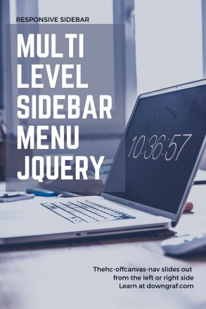 Multi Level Sidebar Menu jQuery