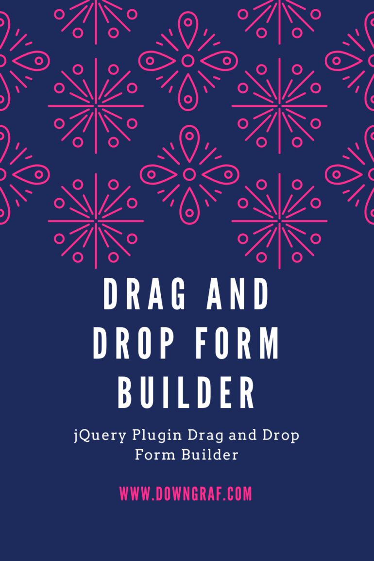 Free jQuery Plugin Drag and Drop Online Form Builder