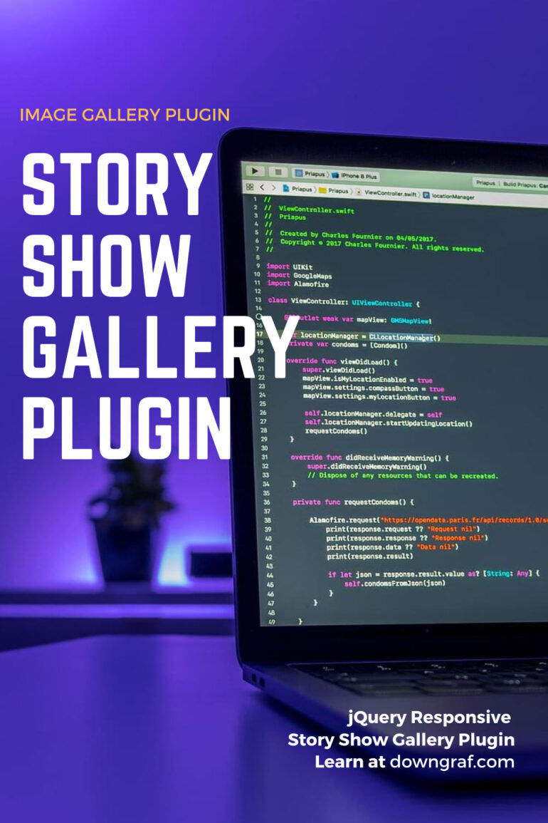 jQuery Responsive Full screen Image Gallery – Story Show Gallery Plugin