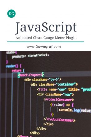 Animated Clean JavaScript Gauge Meter Plugin