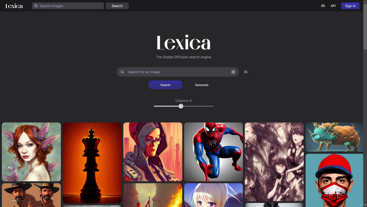 Lexica AI - The Stable Diffusion Search Engine